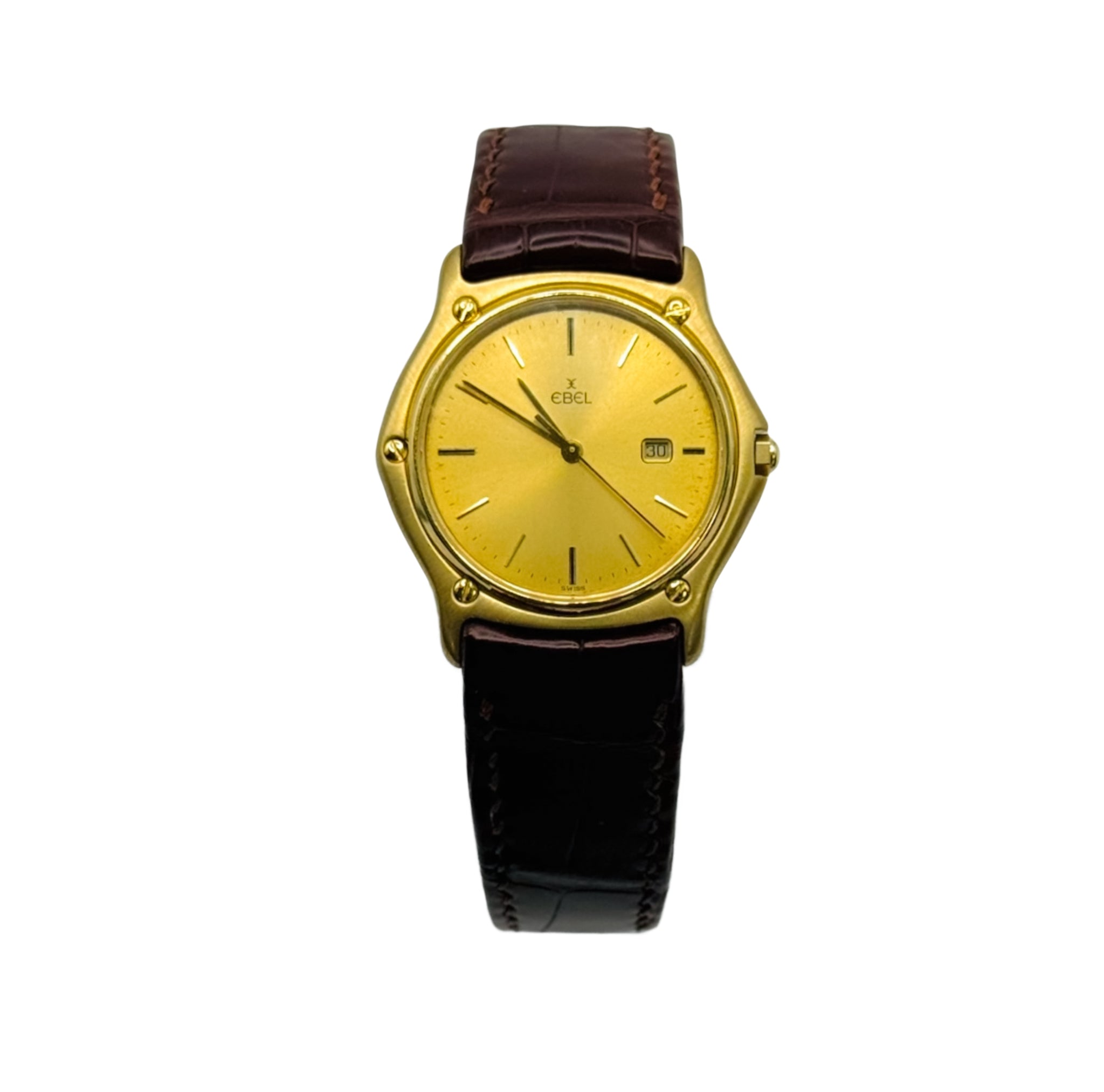 Ebel 1911 Ref 883903 Solid 18k Yellow Gold Dress Watch – Boca Watch Trader